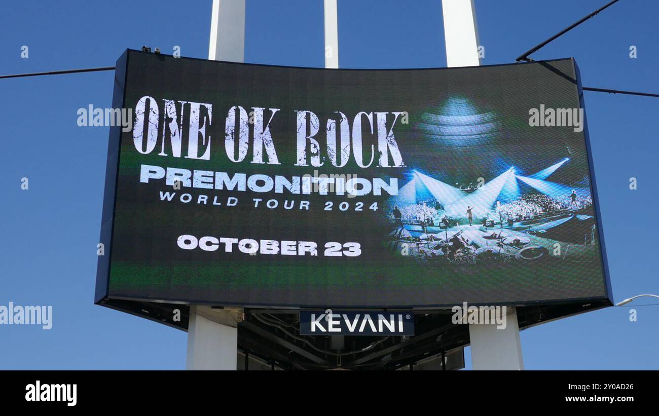 Inglewood, California, USA 27th August 2024 One OK Rock Premonition ...