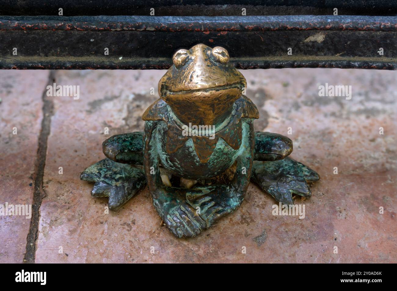 Budapest, Hungary - July 08, 2024: Small bronze figurine of a Muppet ...