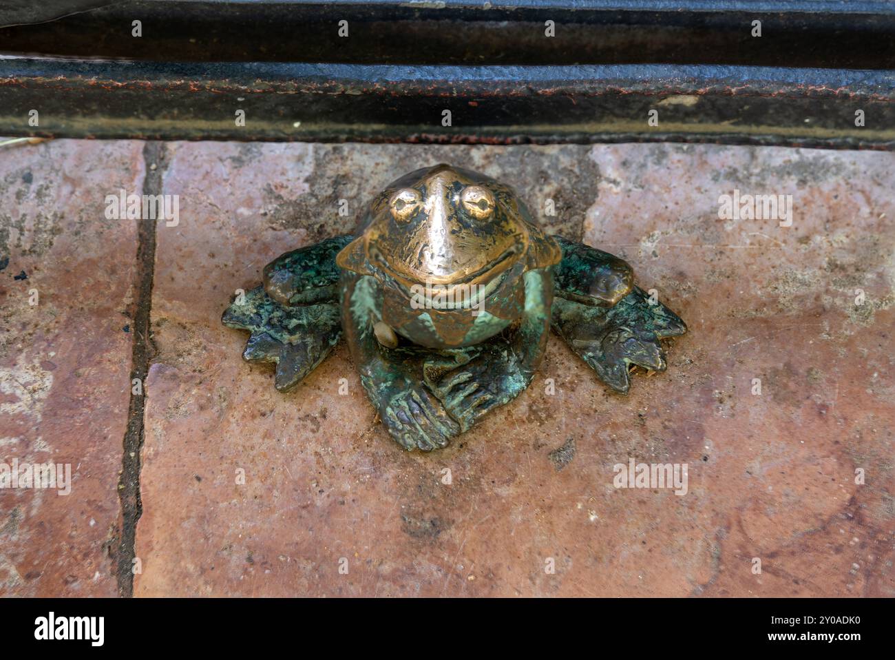 Budapest, Hungary - July 08, 2024: Small bronze figurine of a Muppet ...