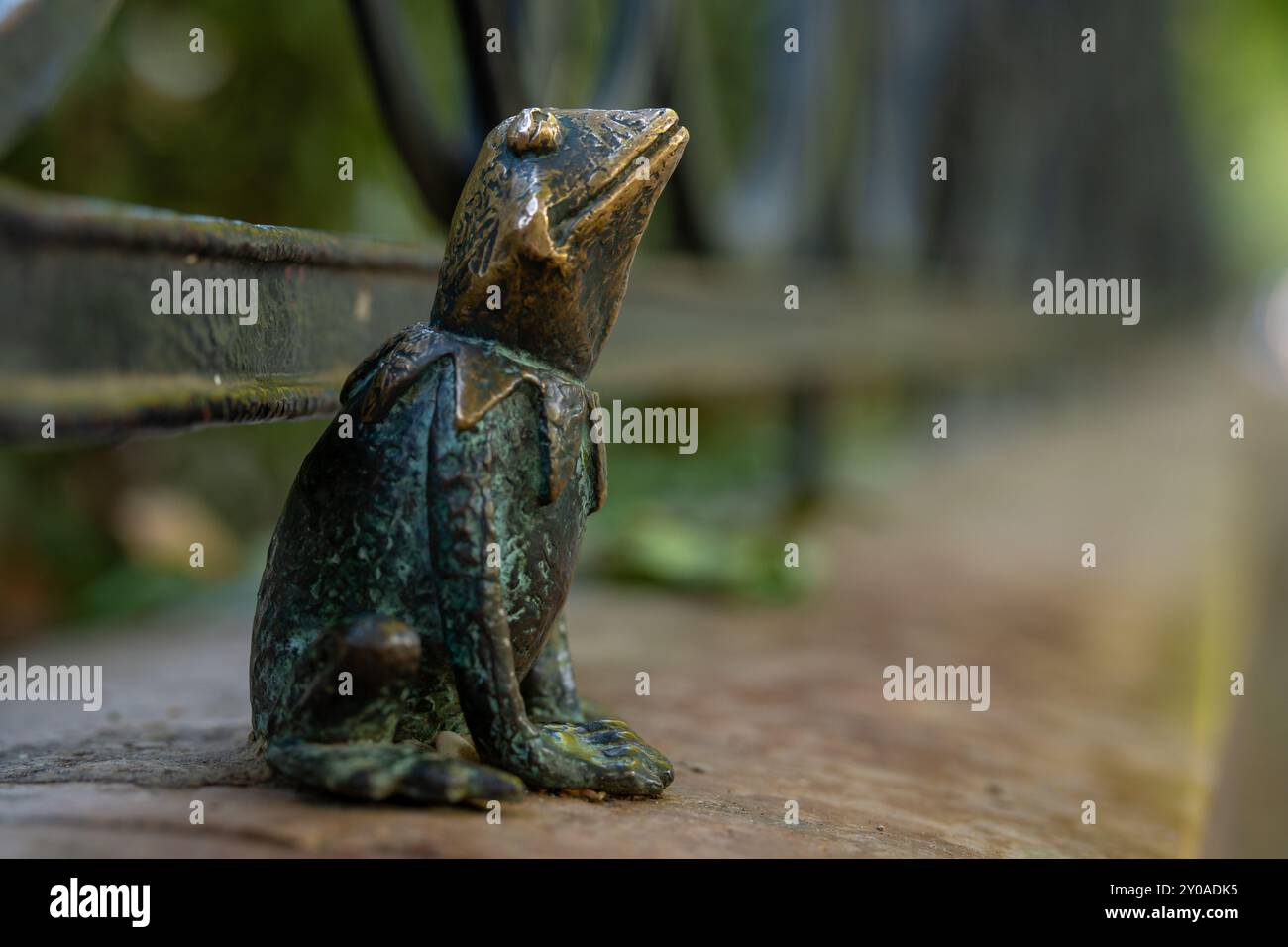 Budapest, Hungary - July 08, 2024: Small bronze figurine of a Muppet ...