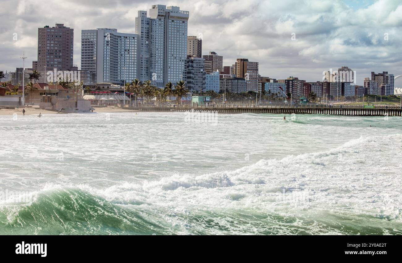 Skyline of Durban South Africa Stock Photo - Alamy
