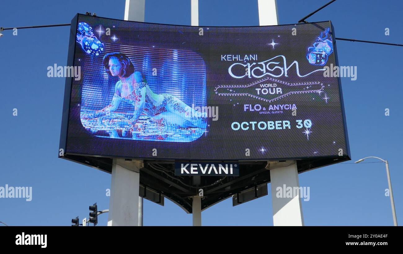 Inglewood, California, USA 27th August 2024 Kehlani Crash Tour Marquee ...