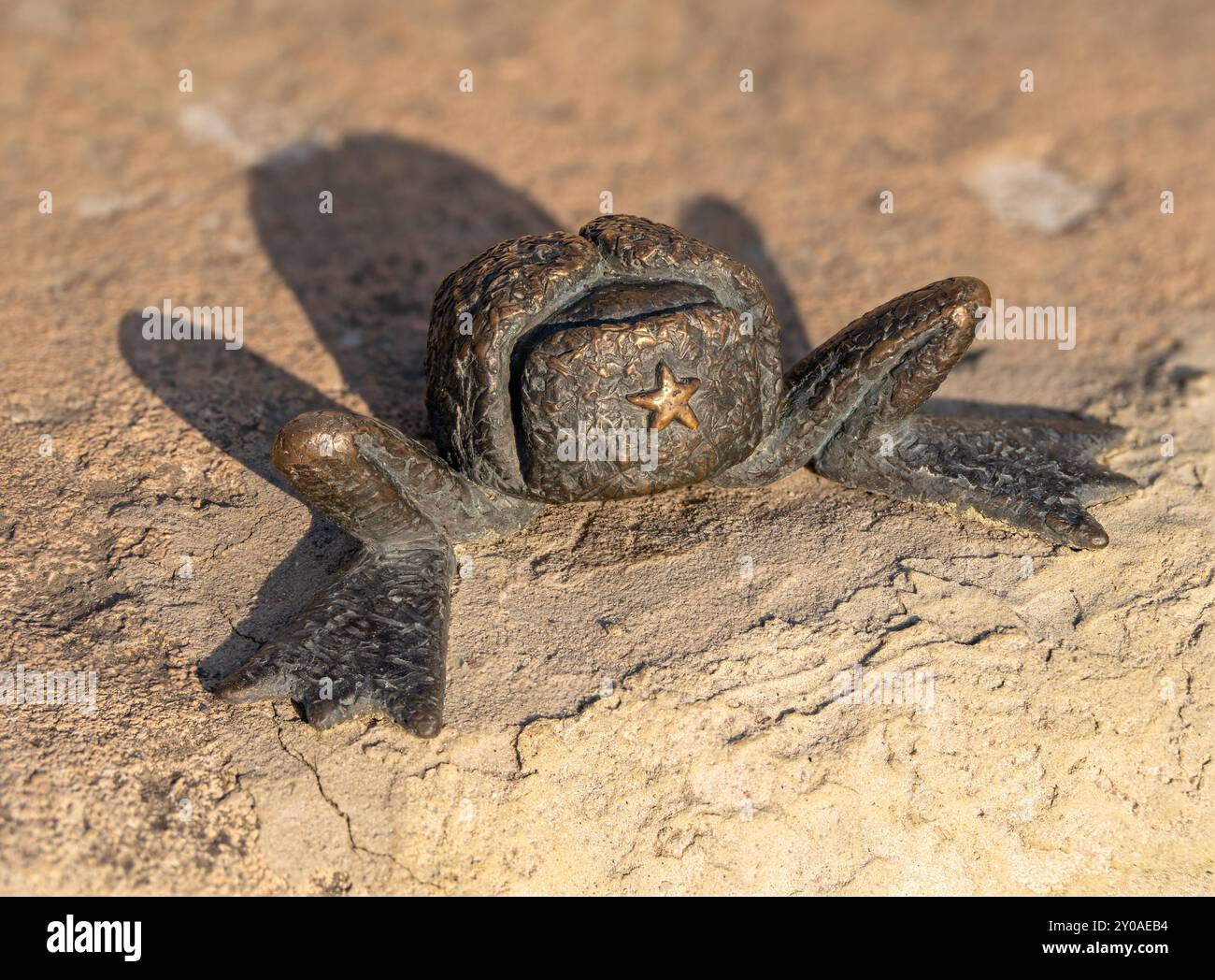 Budapest, Hungary - July 08, 2024: Ushanka Returns mini statue by ...
