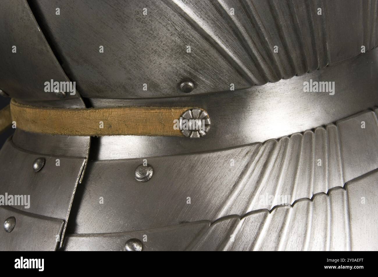 Armor of the Medieval Knight. Metal protecting the soldier from enemy ...