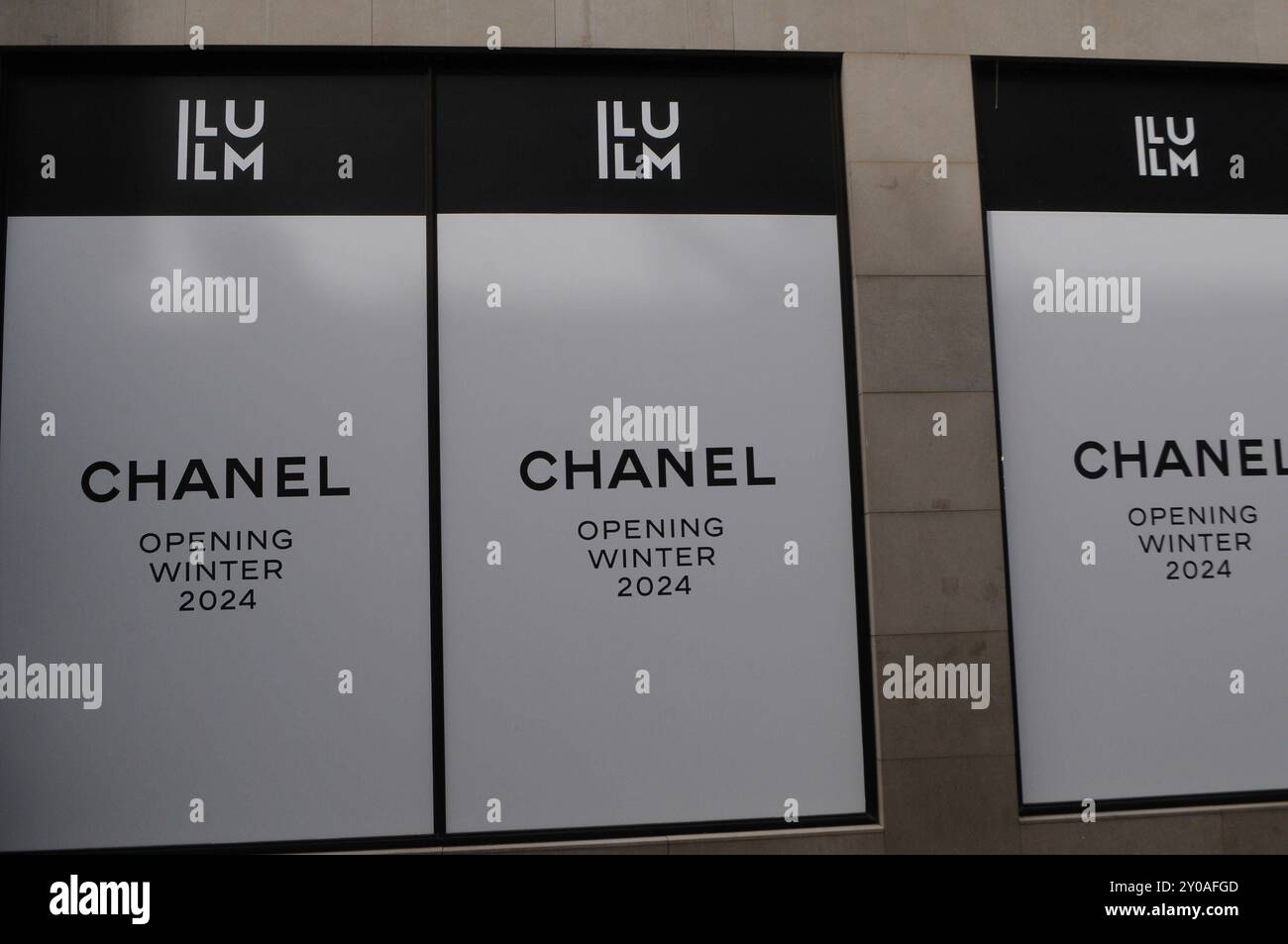 Copenhagen/ DenmarK/01 september 2024/Chanel opening winter 2024 i Illum depaertment store on ...