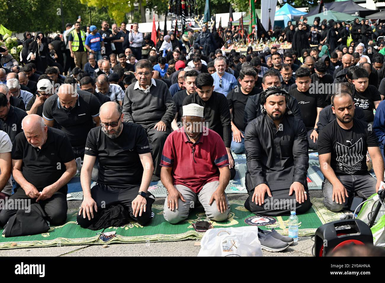 LONDON, UK. 1st Sep, 2024. Thousands of Muslims from many countries ...