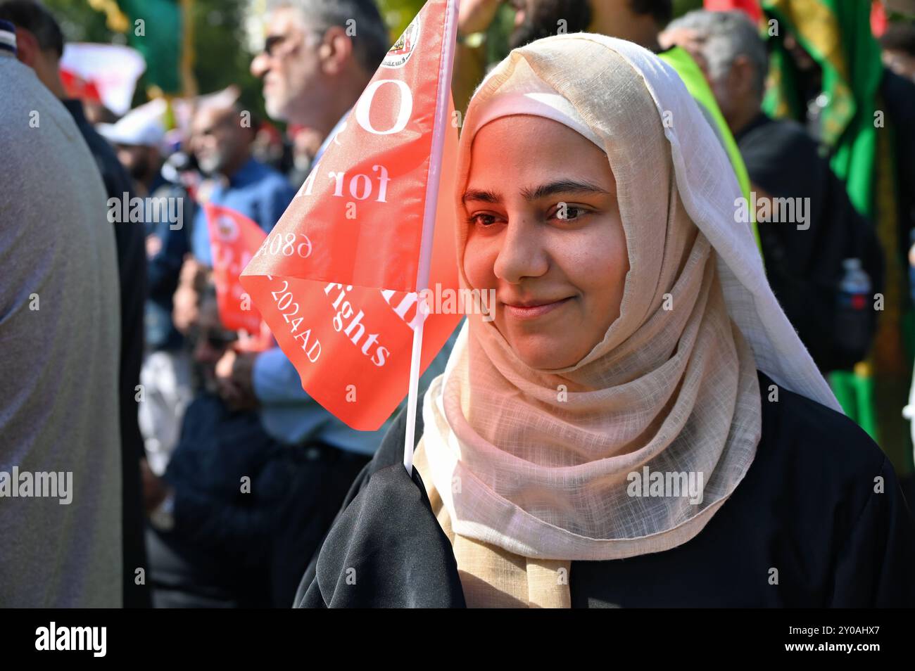 LONDON, UK. 1st Sep, 2024. Thousands of Muslims from many countries ...
