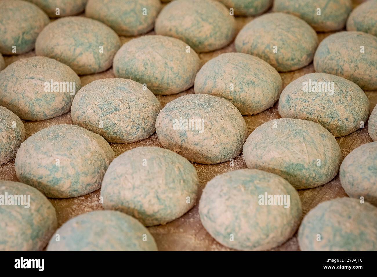 The traditional Daifuku in Nakatanidou shop, made of soft rice cake ...
