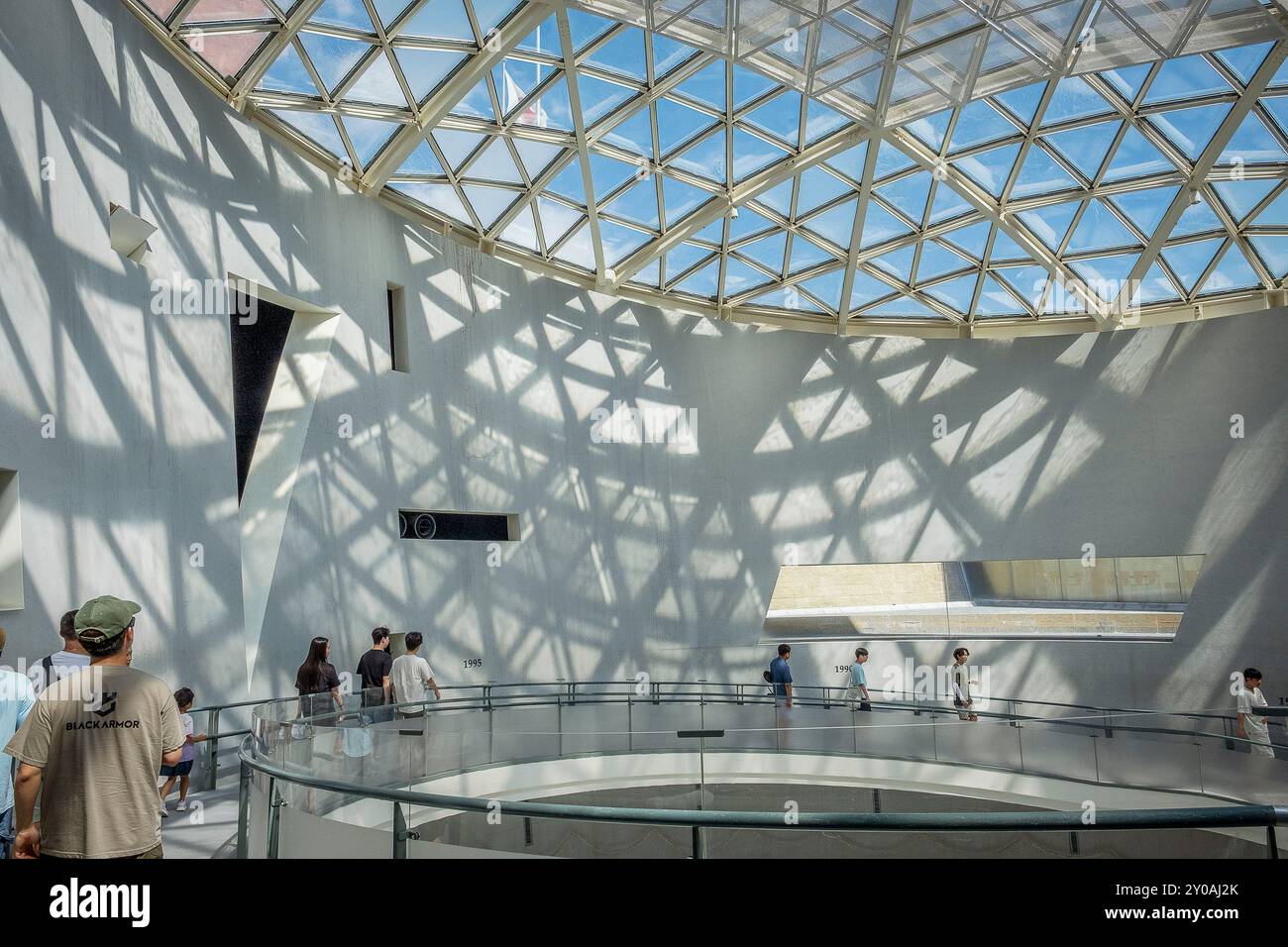 Entrance Hall in Atomic Bomb Nagasaki Peace Memorial Museum, Nagasaki ...