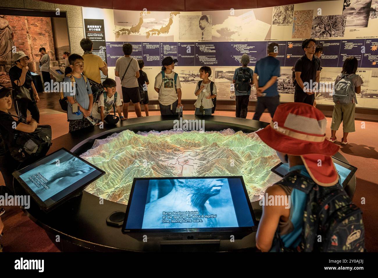 Recreation of the Fat Man blast over Nagasak. Atomic Bomb Nagasaki ...