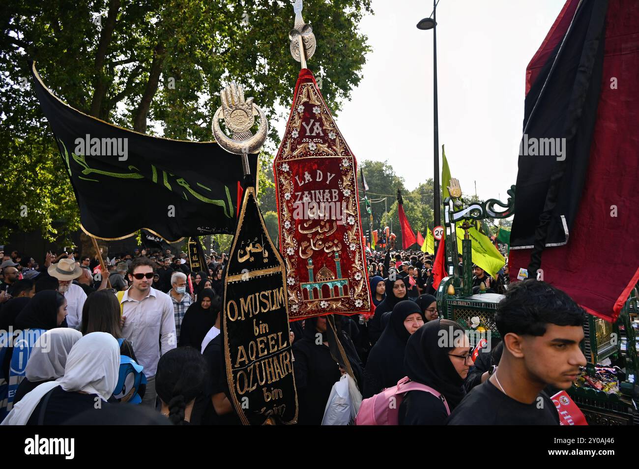 LONDON, UK. 1st Sep, 2024. Thousands of Muslims from many countries ...