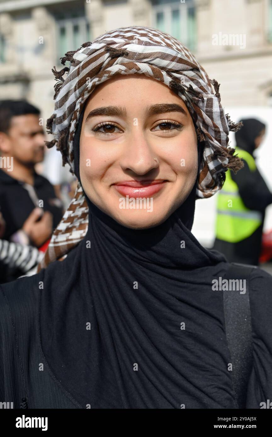 LONDON, UK. 1st Sep, 2024. Thousands of Muslims from many countries ...