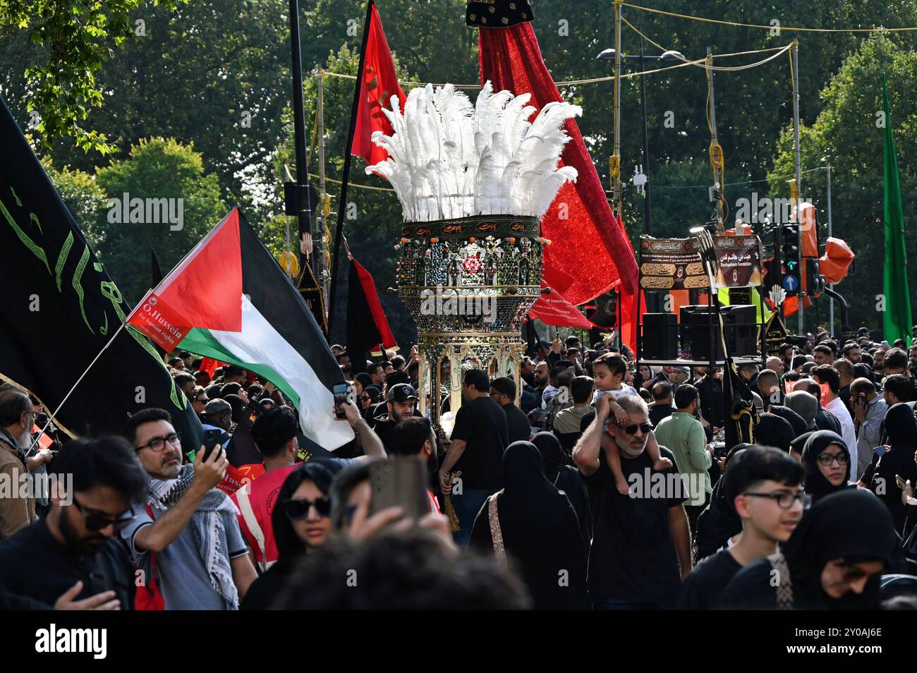 LONDON, UK. 1st Sep, 2024. Thousands of Muslims from many countries ...