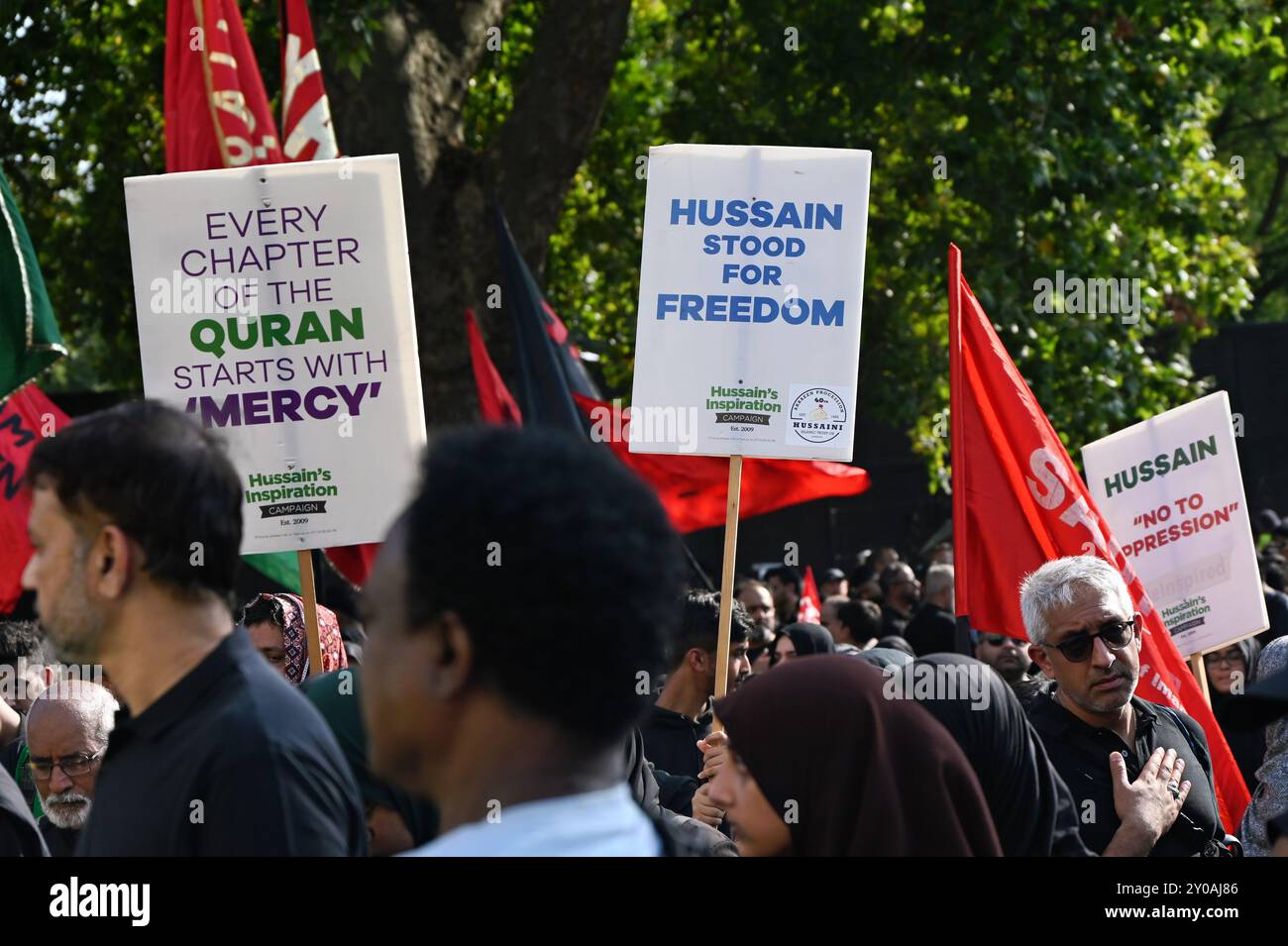 LONDON, UK. 1st Sep, 2024. Thousands of Muslims from many countries ...