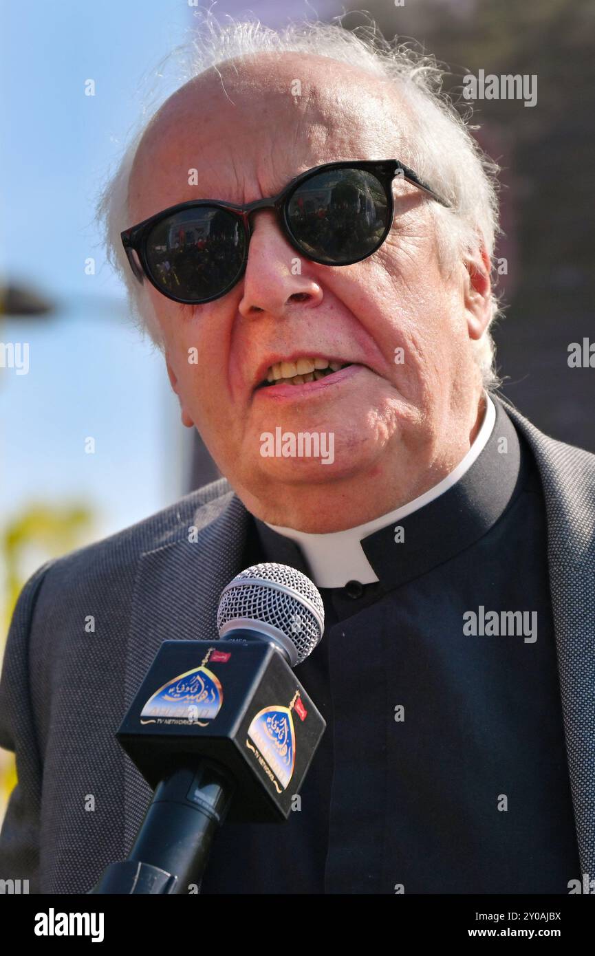 LONDON, UK. 1st Sep, 2024. Speaker Reverend Frank Julian Gelli at The ...