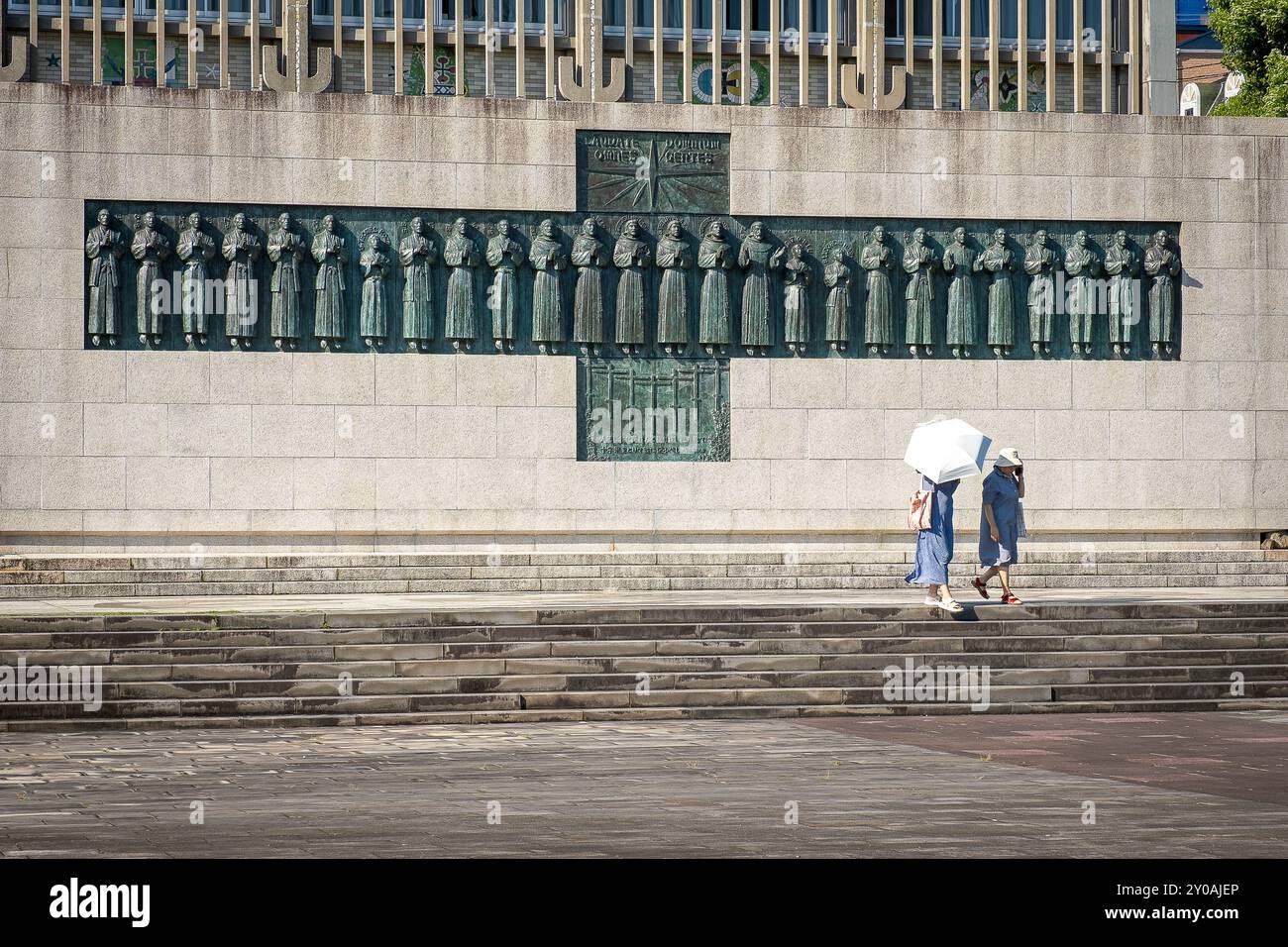 Memorial to the 26 martyrs, Nagasaki, Japan Stock Photo - Alamy