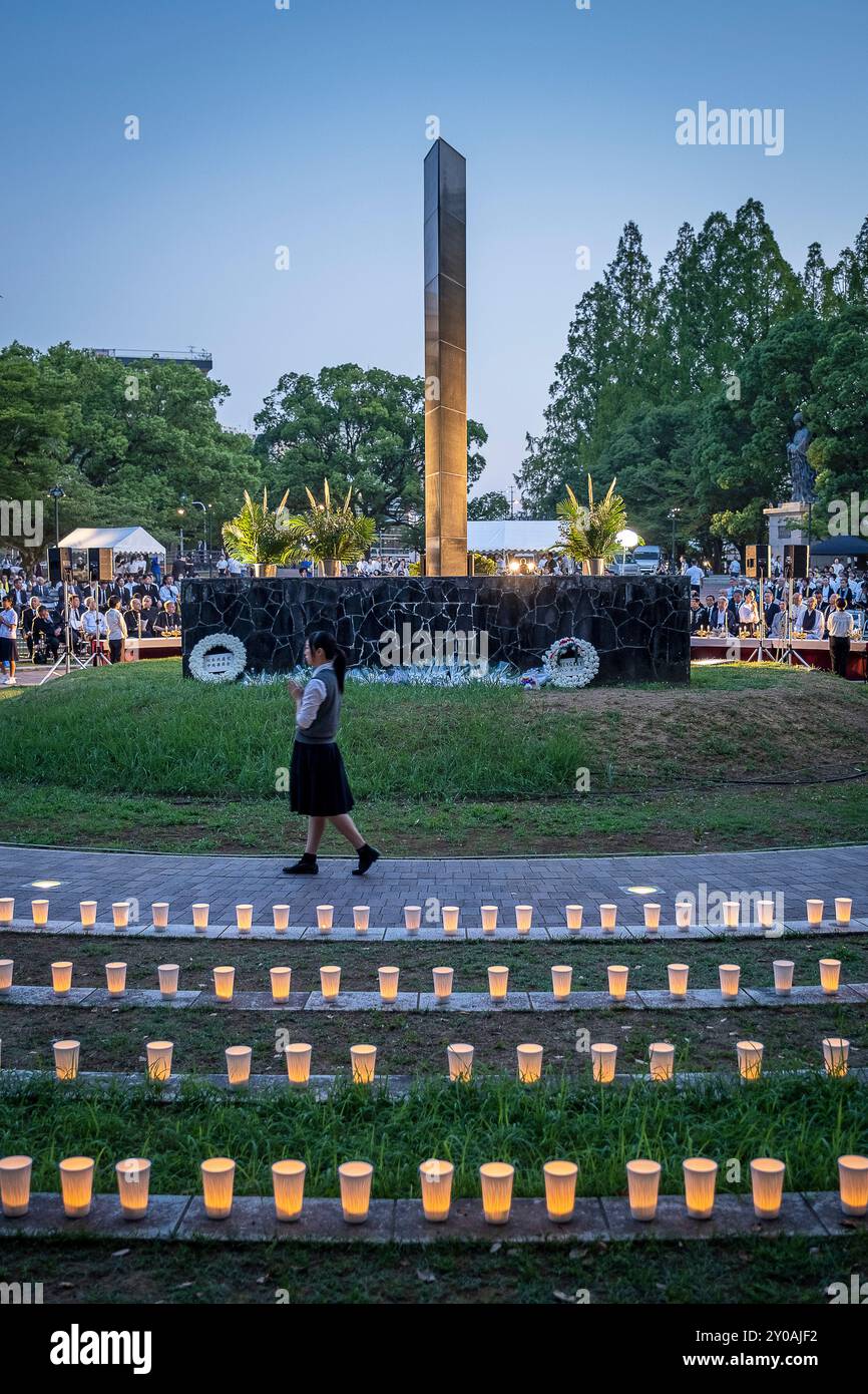 Ecumenical ceremony held every August 8 in the Nagasaki Hypocenter Park ...