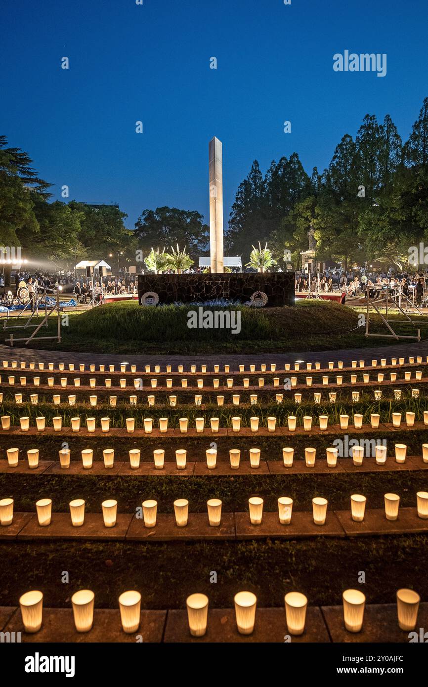 Ecumenical ceremony held every August 8 in the Nagasaki Hypocenter Park ...