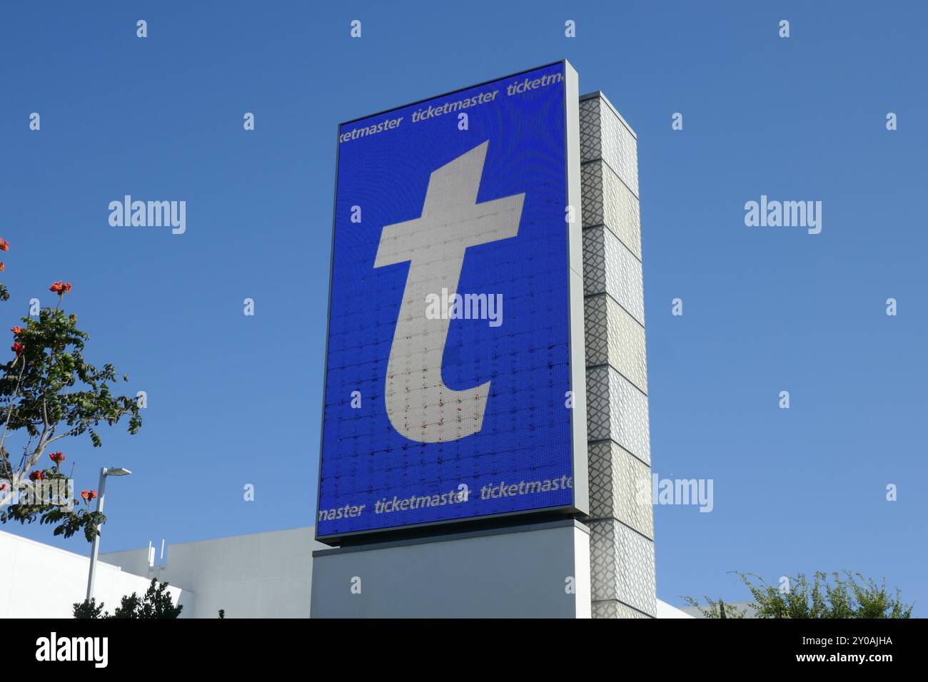 Inglewood, California, USA 27th August 2024 Ticketmaster Marquee at ...