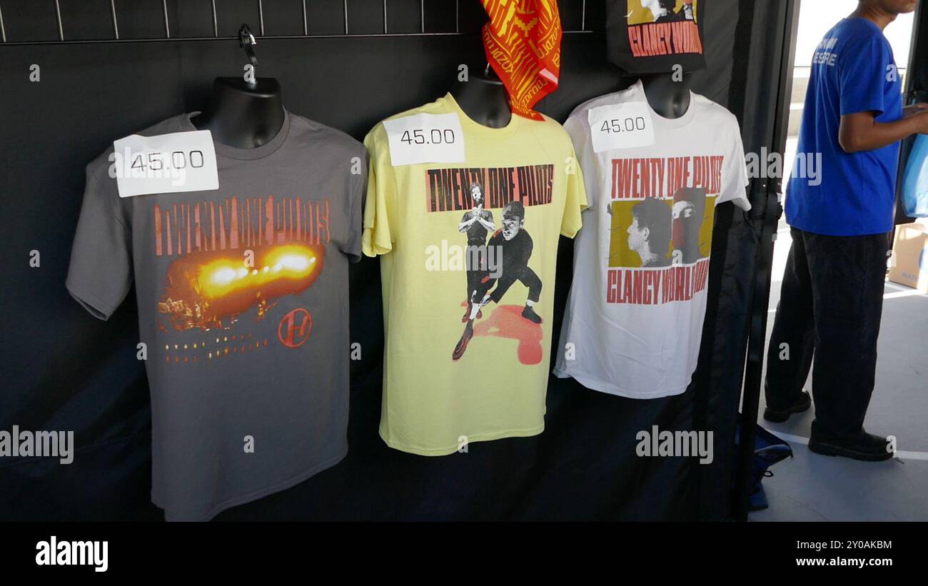 Inglewood, California, USA 27th August 2024 Twenty One Pilots The ...