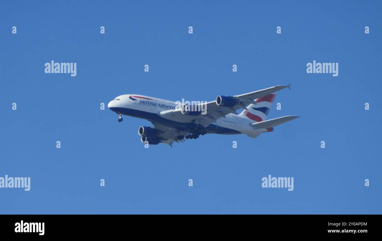 Inglewood, California, USA 27th August 2024 British Airways Airplane ...