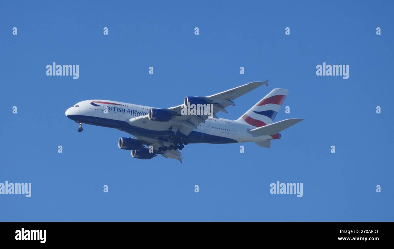 Inglewood, California, USA 27th August 2024 British Airways Airplane ...