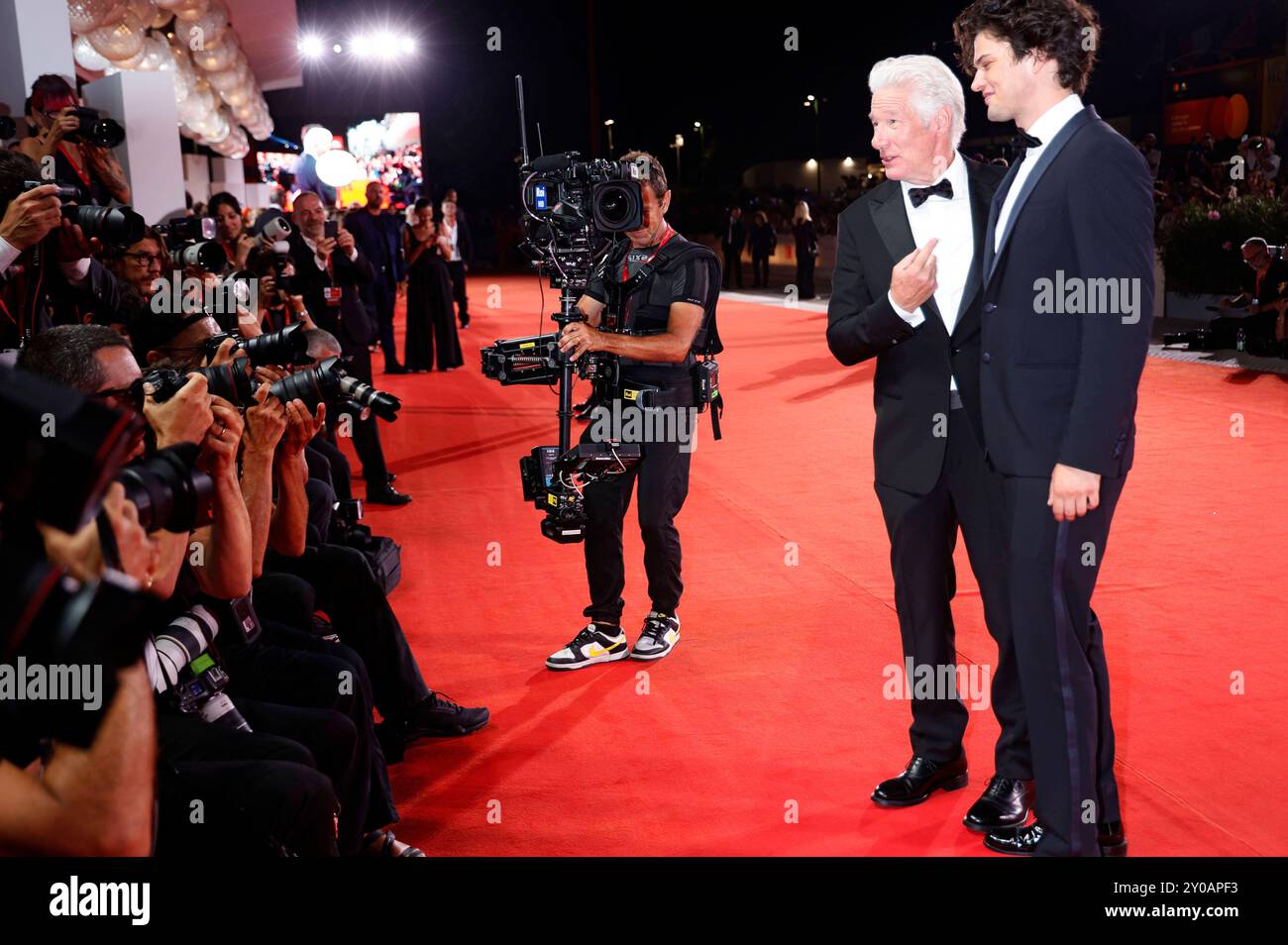 Richard Gere mit Sohn Homer James Jigme Gere bei der Premiere des ...
