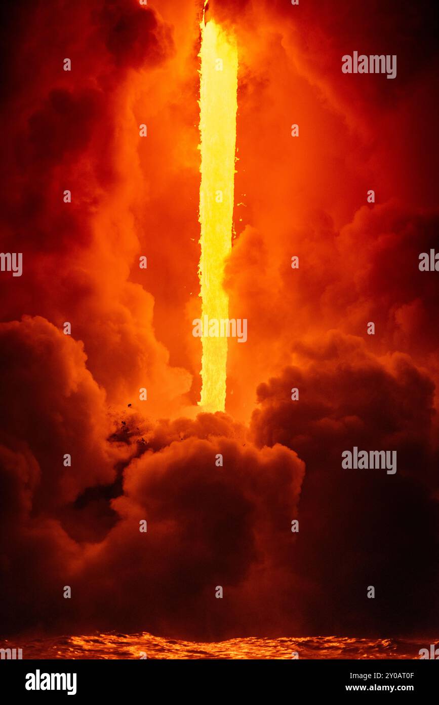 Hawaii's Kilauea volcano eruption formed a lava tube coming out the ...