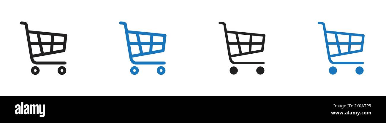 Shopping icon linear vector graphics sign or symbol set for web app ui Stock Vector Image & Art ...