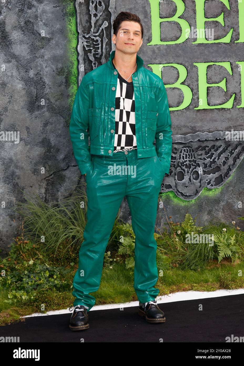 Corey Baker attends the UK Premiere of 'Beetlejuice Beetlejuice' held at the Cineworld Leicester ...