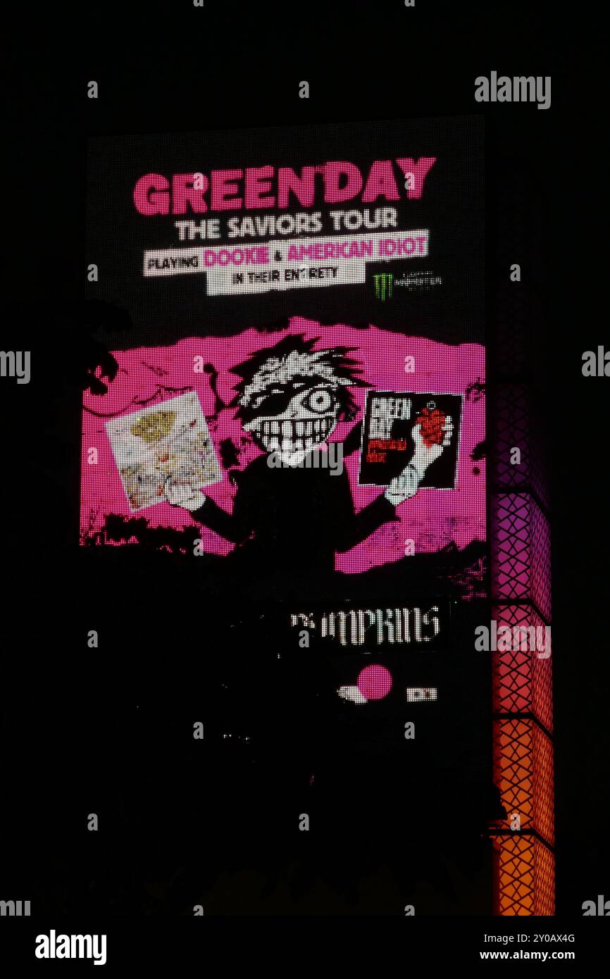 Inglewood, California, USA 27th August 2024 Green Day The Saviors Tour ...