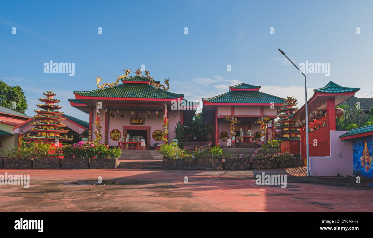 Balikpapan, Indonesia - June 22nd, 2024. Guang De Miao Temple or ...