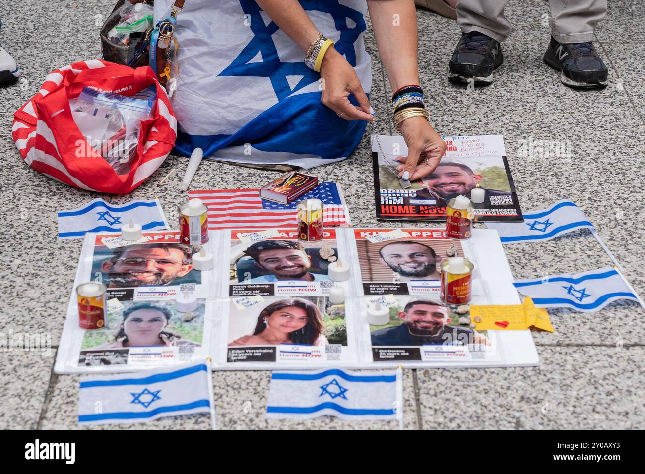 Activists held memorial service for the 6 hostages who were kidnapped ...