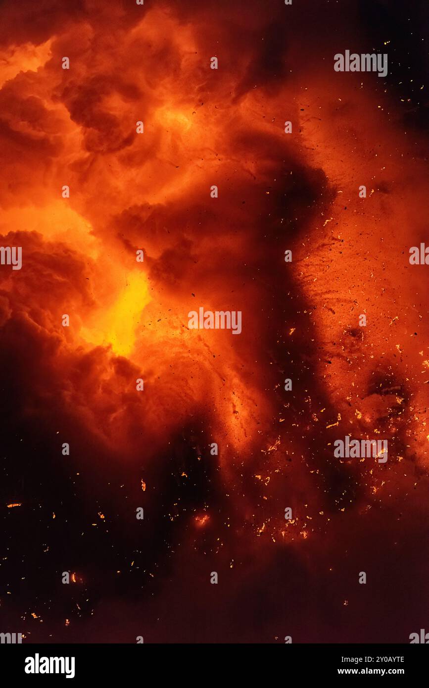 Erupting volcano reaction hi-res stock photography and images - Alamy