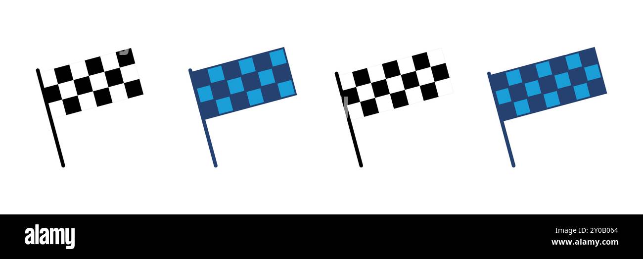 Racing flag icon vector. race flag icon.Checkered racing flag icon ...
