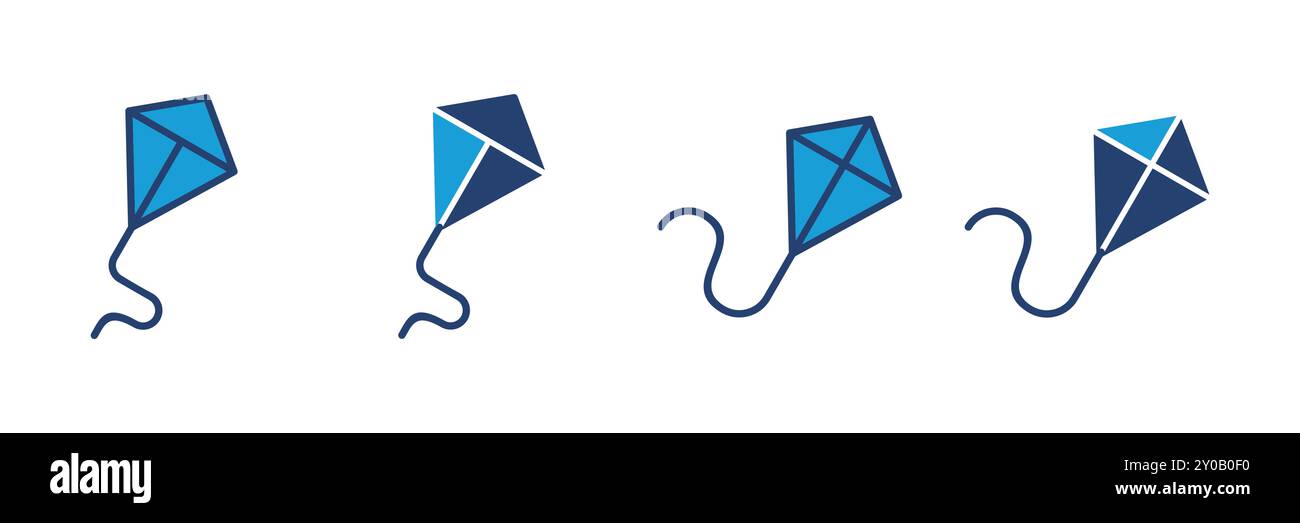 Kite icon vector. kite vector icon Stock Vector Image & Art - Alamy