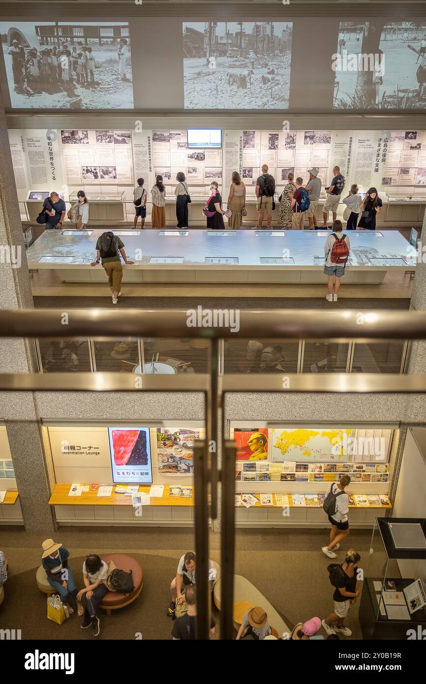 Area covering the reconstruction stage after the atomic bombing ...