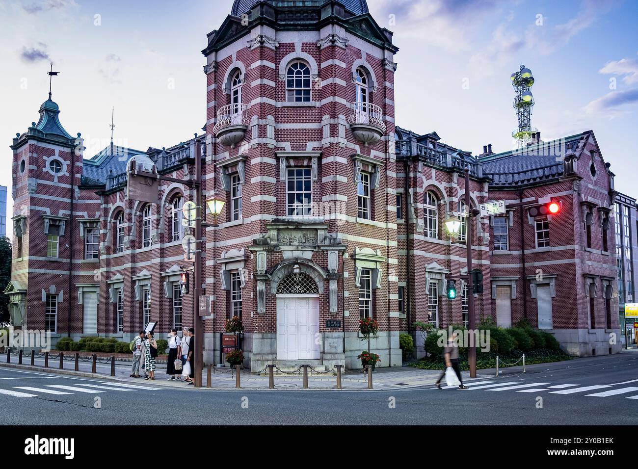 The historic Bank of Iwate Red Brick Building in Morioka, Japan Stock ...