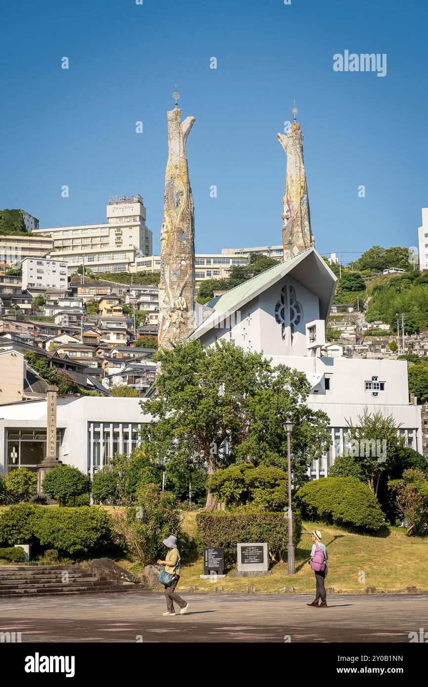 St Filippo Nishizaka Church whose towers were created in 1962 by ...