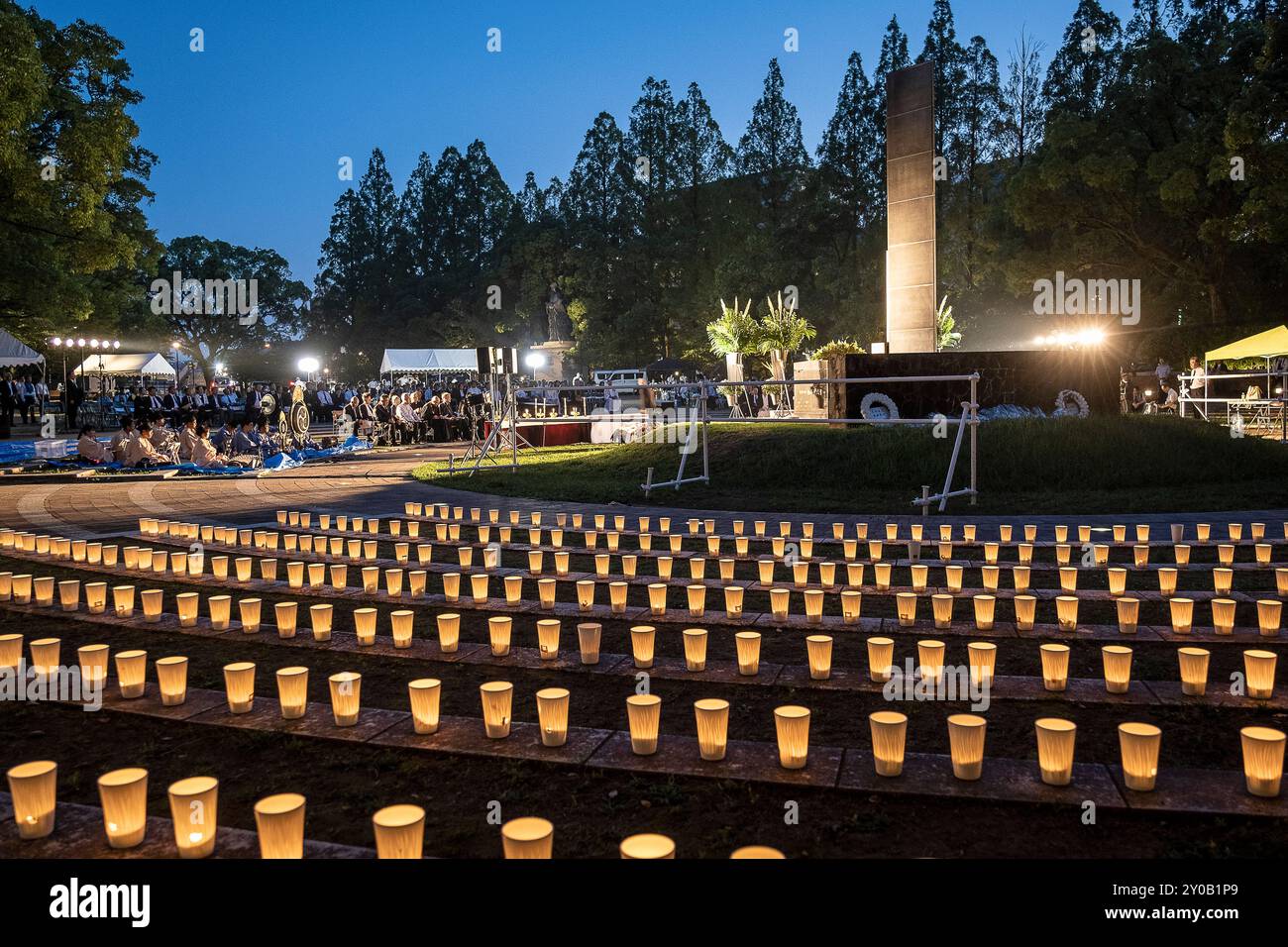 Ecumenical ceremony held every August 8 in the Nagasaki Hypocenter Park ...