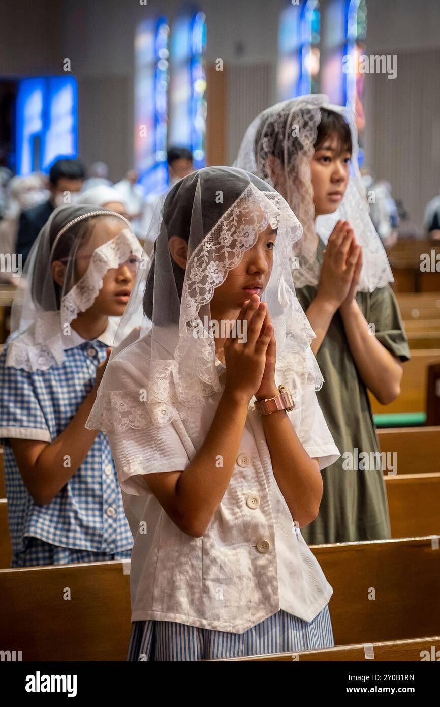 Morning mass on August 9th, every year, in memory of the victims of the ...