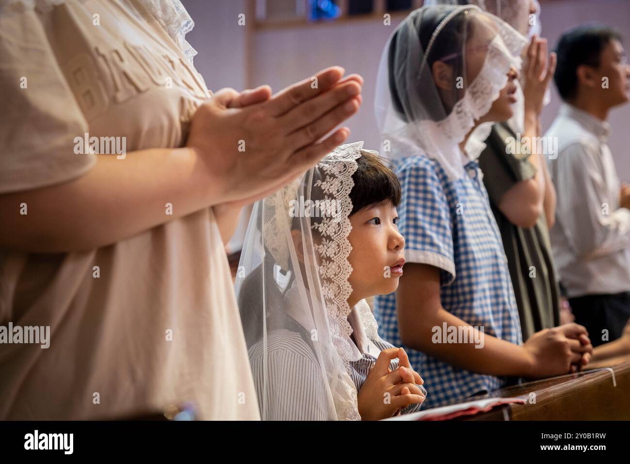 Morning mass on August 9th, every year, in memory of the victims of the atomic bomb. Urakami ...