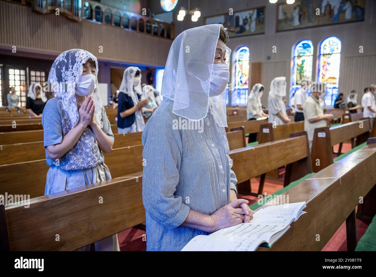 Morning mass on August 9th, every year, in memory of the victims of the ...