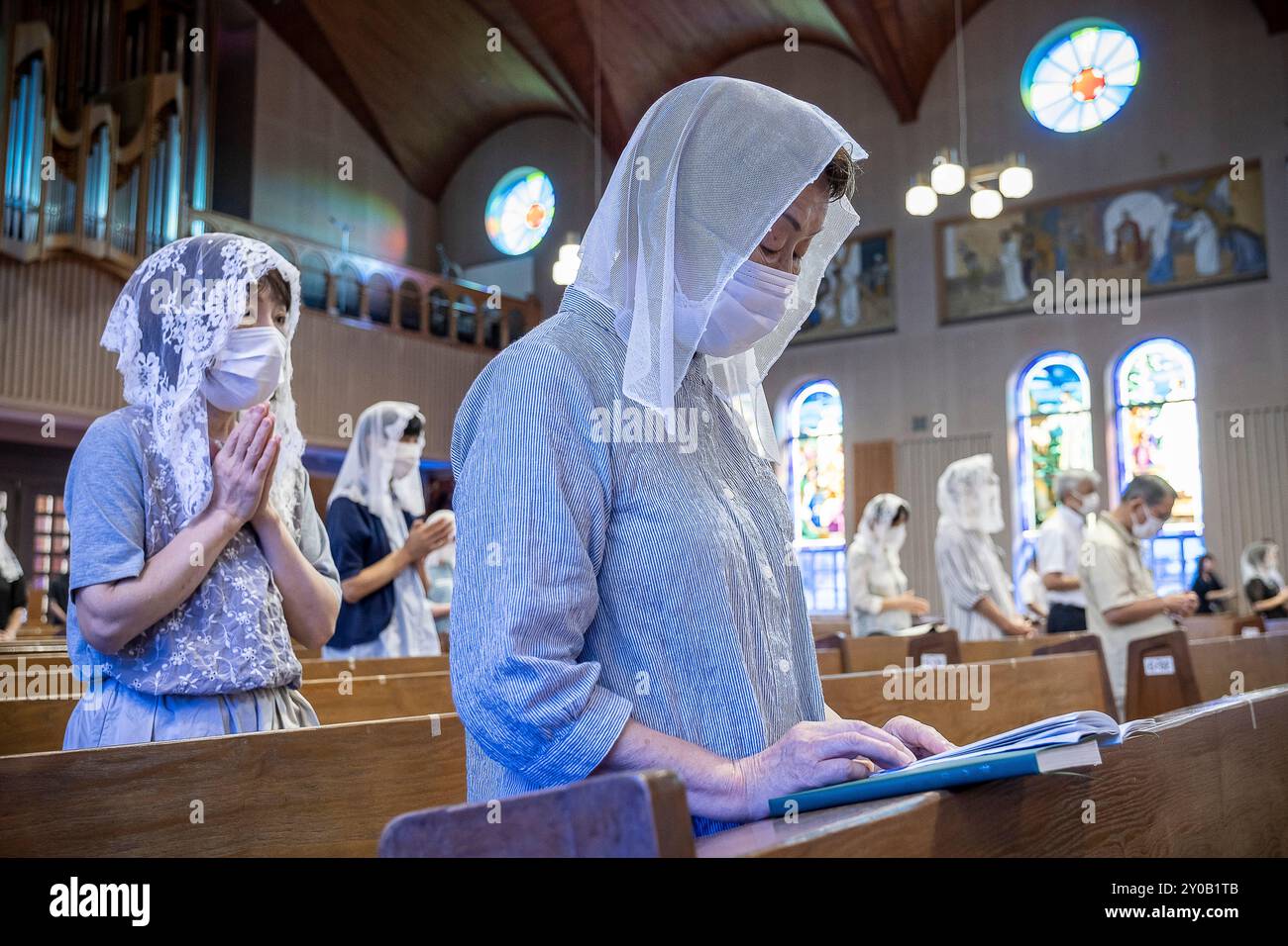 Morning mass on August 9th, every year, in memory of the victims of the ...