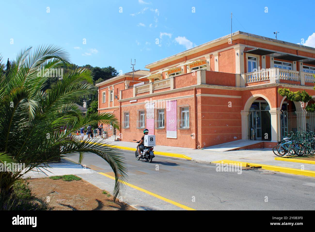 Passenger Terminal at the Port of Corfu, Greece Stock Photo - Alamy