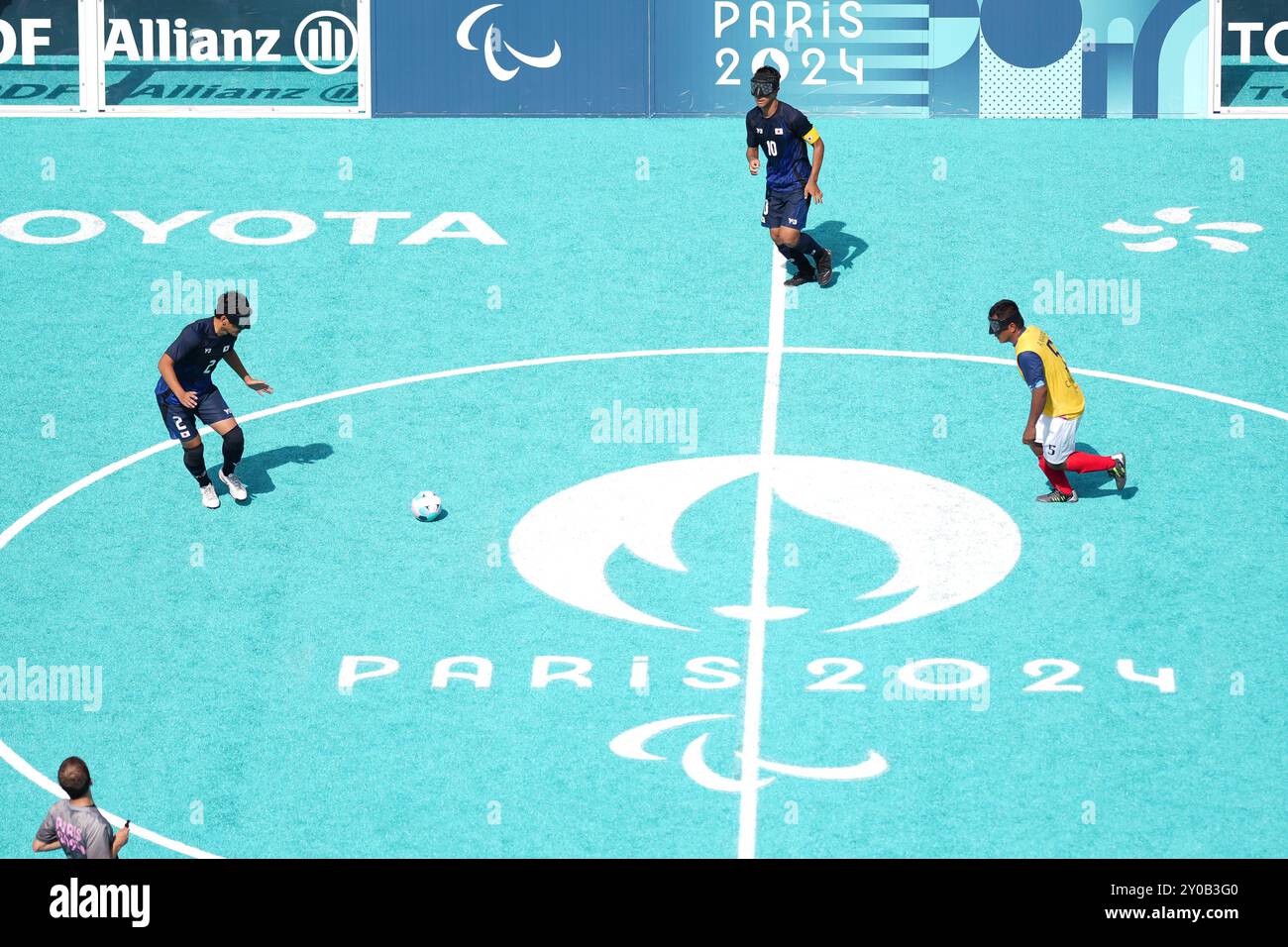 Paris, France. 1st Sep, 2024. General view Football 5-a-side/Blind ...