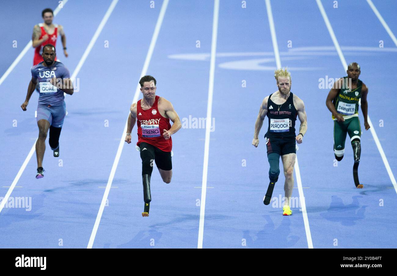 PARIS, FRANCE - SEPTEMBER 01: Felix Streng of germany (3.L), class T64 ...