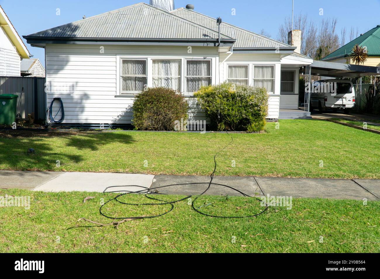 A cold front bringing gale force winds, bringing down trees and ...