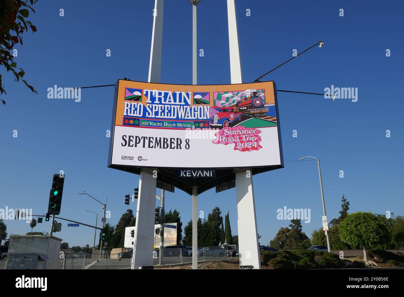 Inglewood, California, USA 28th August 2024 Train and REO Speedwagon ...
