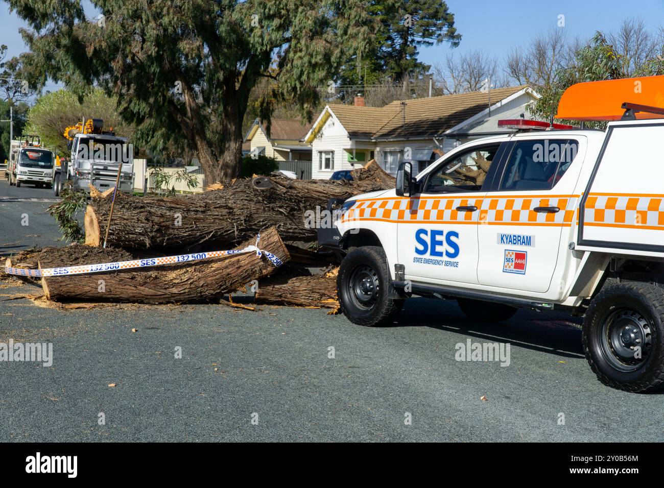 Kyabram rural Victoria, Australia. 2 Sept, 2024. A cold front bringing ...